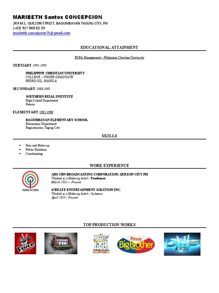 Maribeth Concepcion | PDF | Makati | Manila