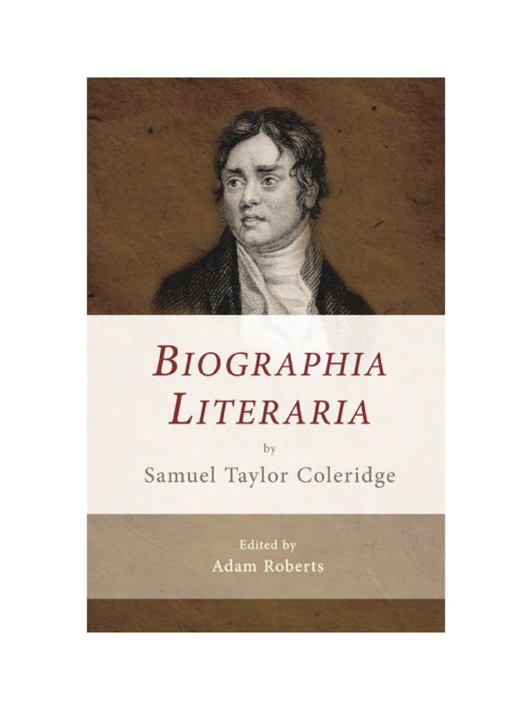 Coleridge Biographia Literaria | PDF | Samuel Taylor Coleridge ...