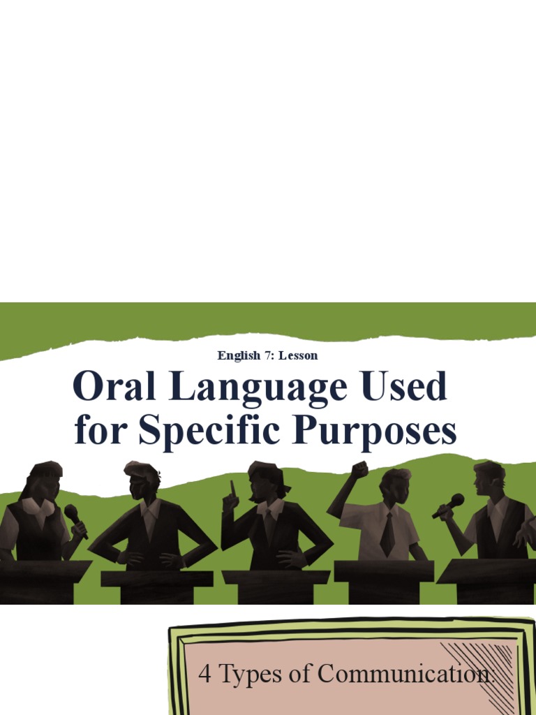 Oral Language Stance and Behavior | PDF | Communication | Nonverbal ...