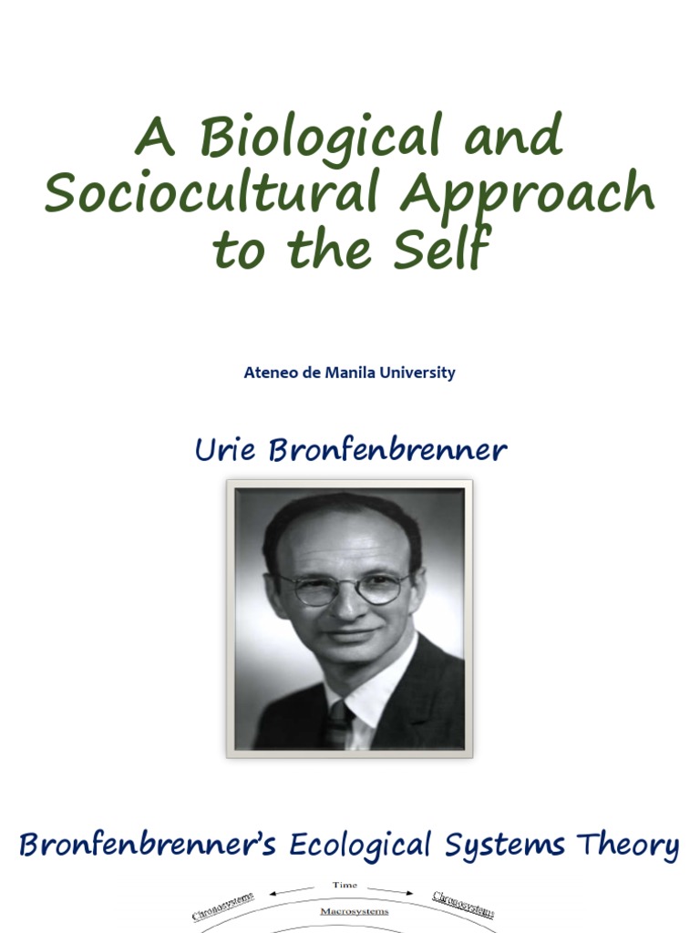 A Biological and Sociocultural Approach To The Self | PDF
