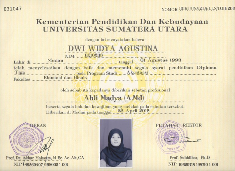 Ijazah Kuliah | PDF