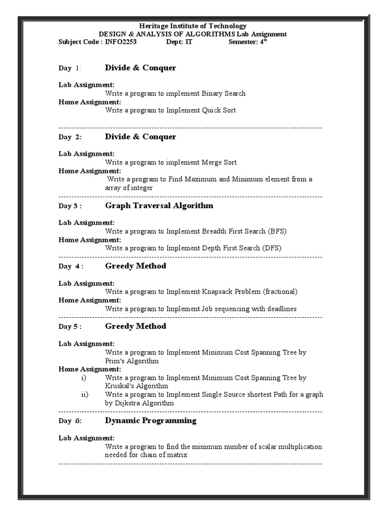 Divide & Conquer | Download Free PDF | Dynamic Programming | Computational Problems