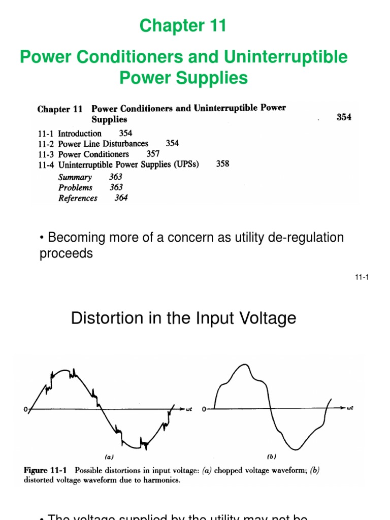 Maintaining a Stable Power Supply: An Overview of Power Conditioning Technologies and ...