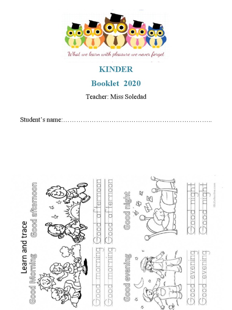 Booklet Kinder 2020 | PDF | Human Appearance | Dress Codes