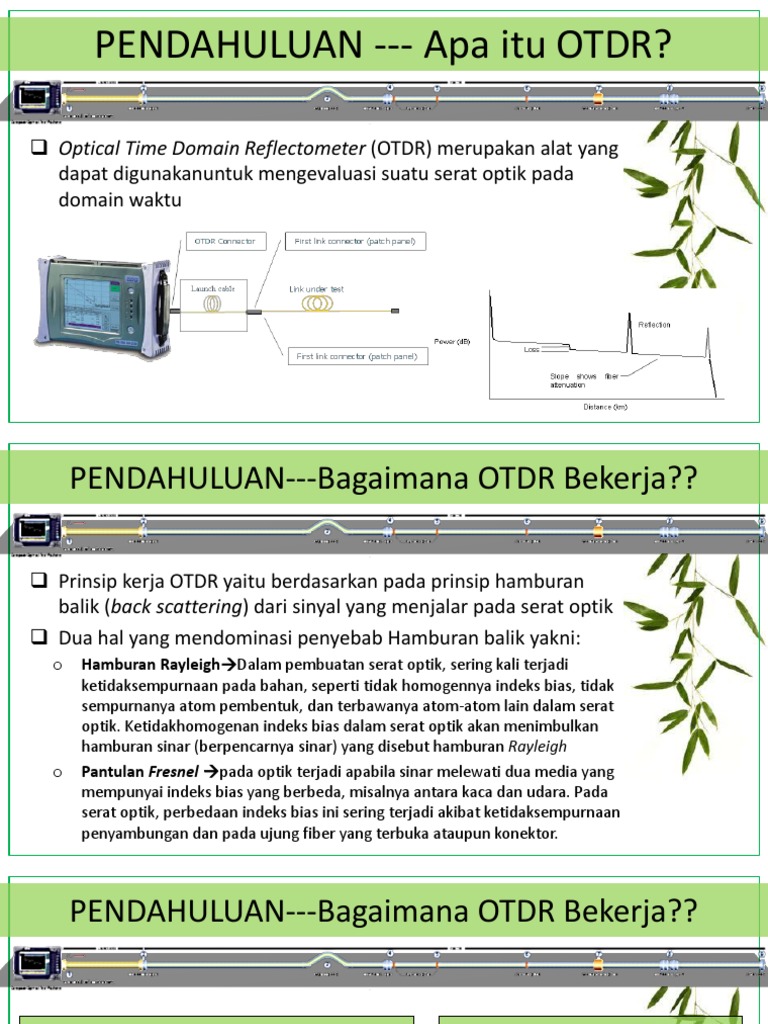 Pengukuran Fo Dengan Otdr | PDF