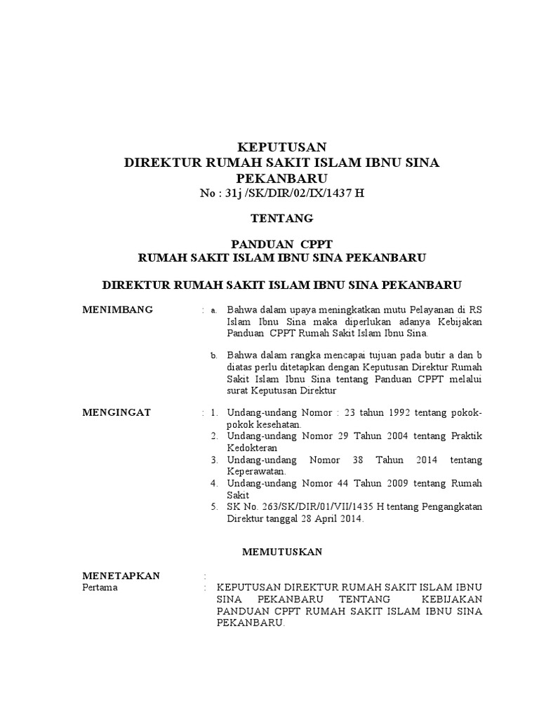 SK Panduan CPPT | PDF