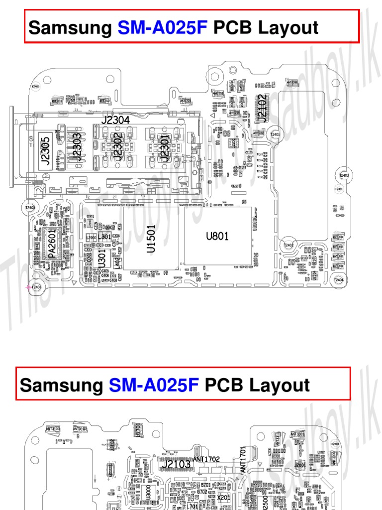 SM-A025F PCB Layout | PDF