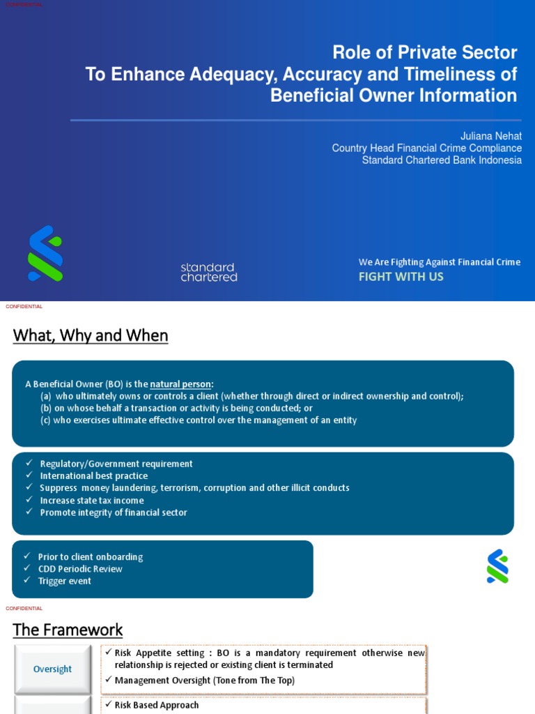 Materi Standard Chartered Bank | PDF | Money Laundering | Internal Control