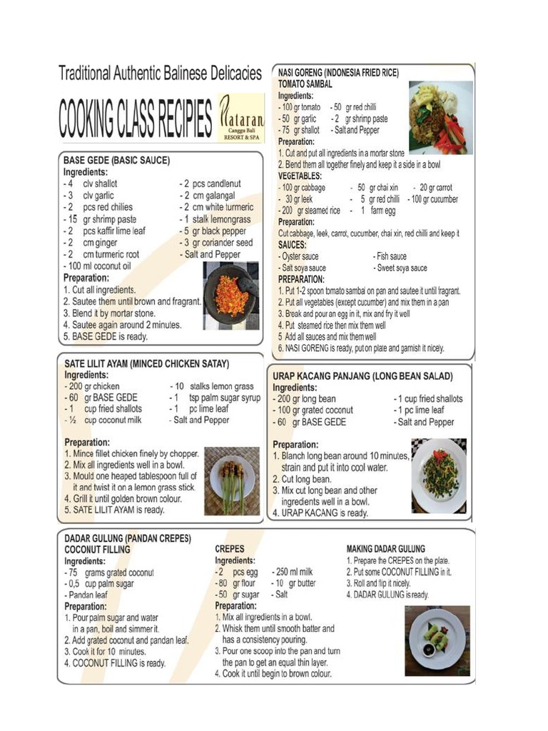 Recipe | PDF