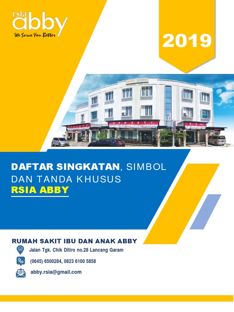 Daftar Singkatan, Simbol Dan Tanda Khusus | PDF