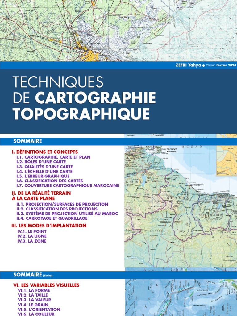 Techniques de Cartographie Topographique | PDF | Topographie | Cartographie