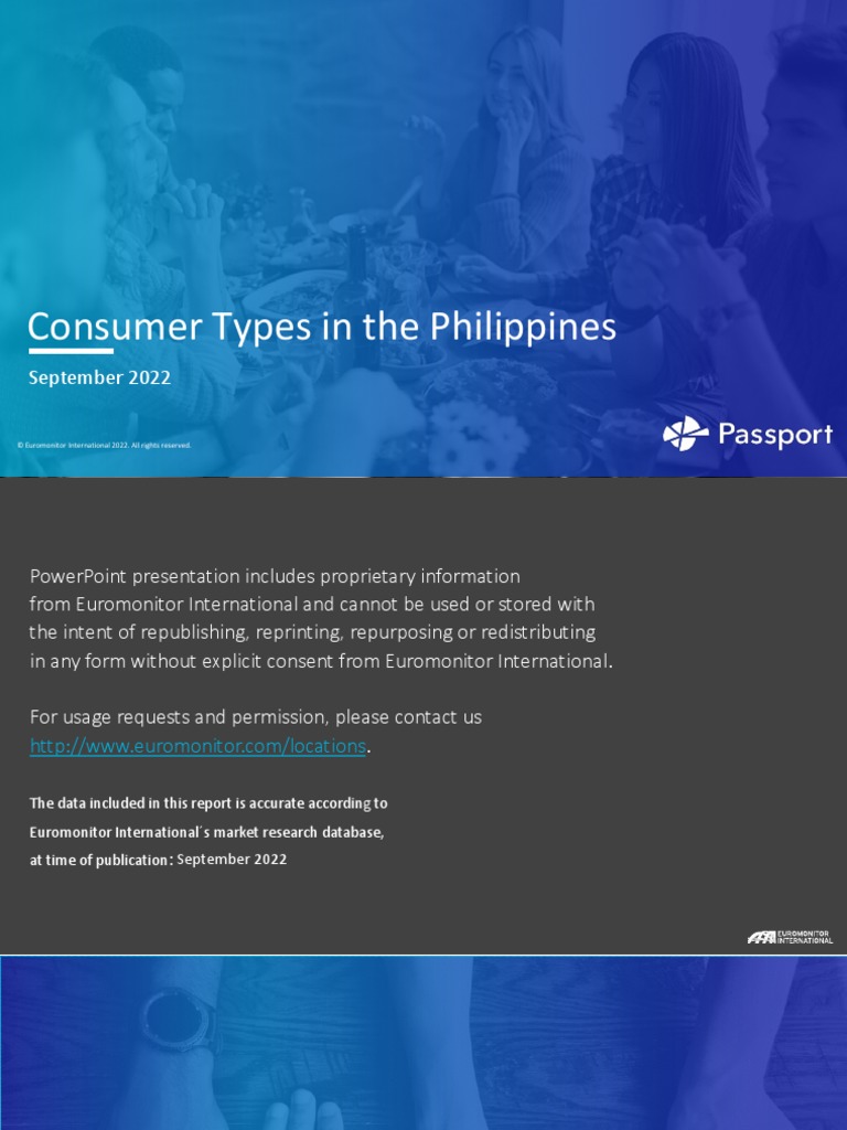 Consumer Types in The Philippines | PDF | Online Shopping | Brand