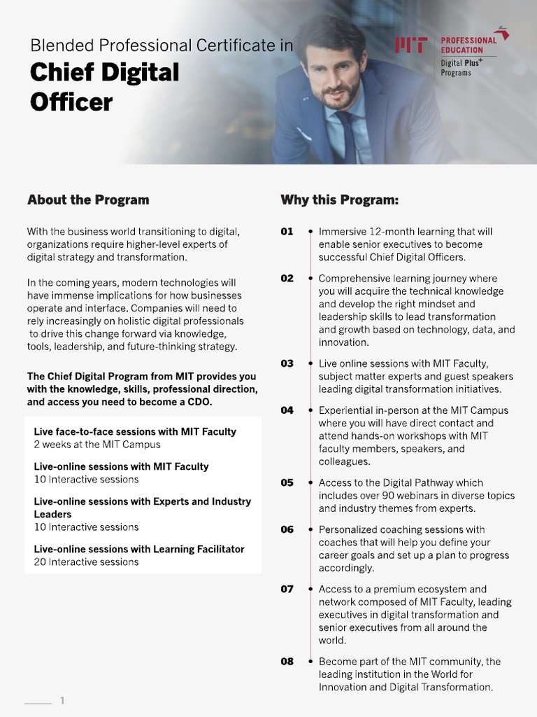 Mitpe-Cxo - Cdo (Eng) | PDF | Massachusetts Institute Of Technology | Innovation