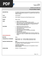 Spray Paint ASMACO - MSDS | PDF | Paint | Secondary Sector Of The Economy