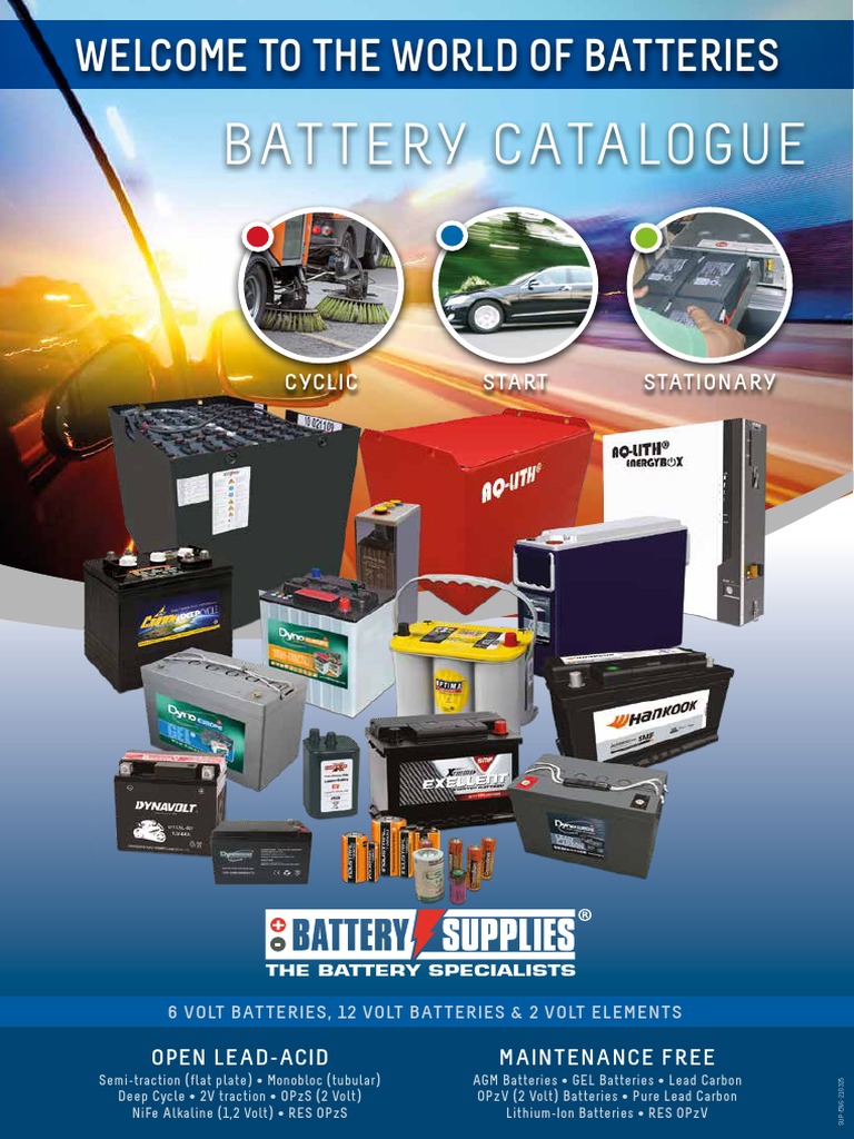 BSCataloogENG Web | PDF | Battery Charger | Battery (Electricity)