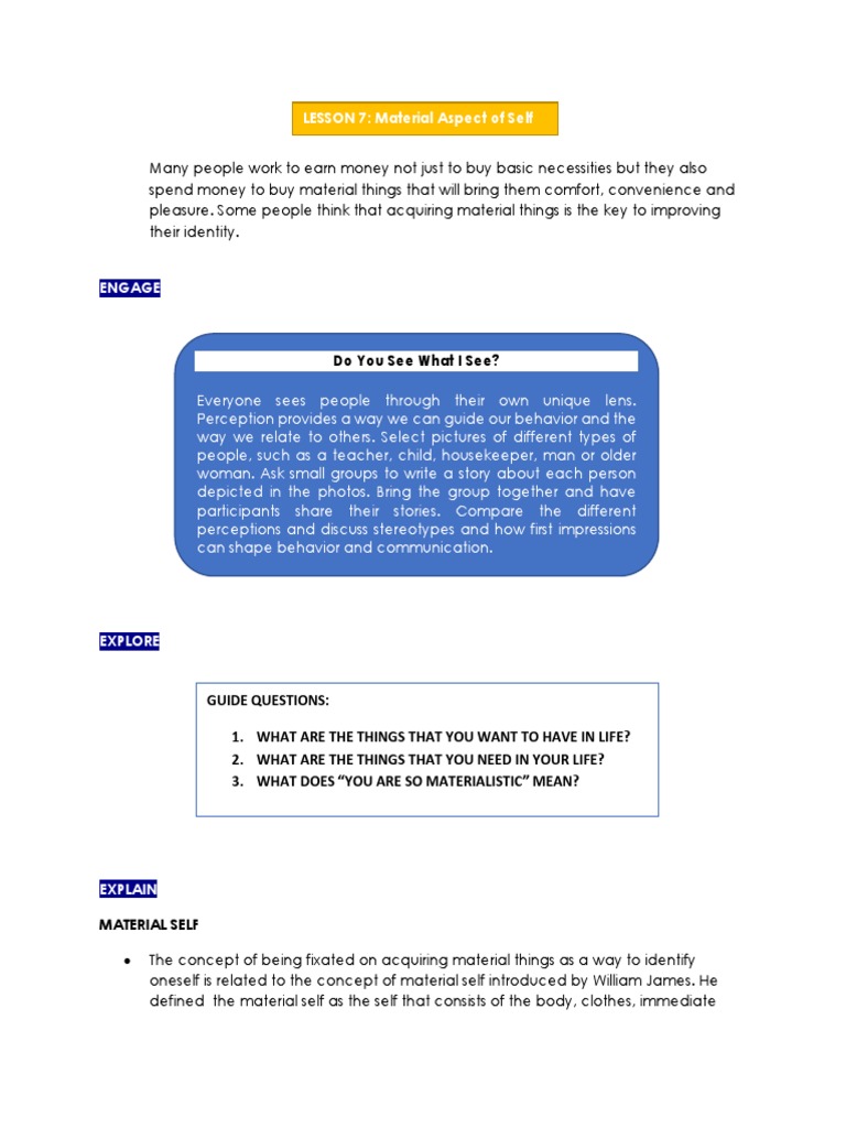 Uts Module 7 | PDF | Soul | Essence
