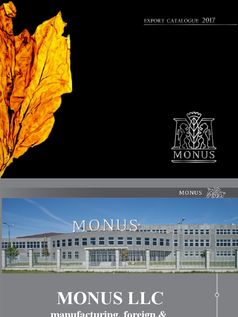 Presentation Monus Company 2018 | PDF | Cigarette | Nicotine