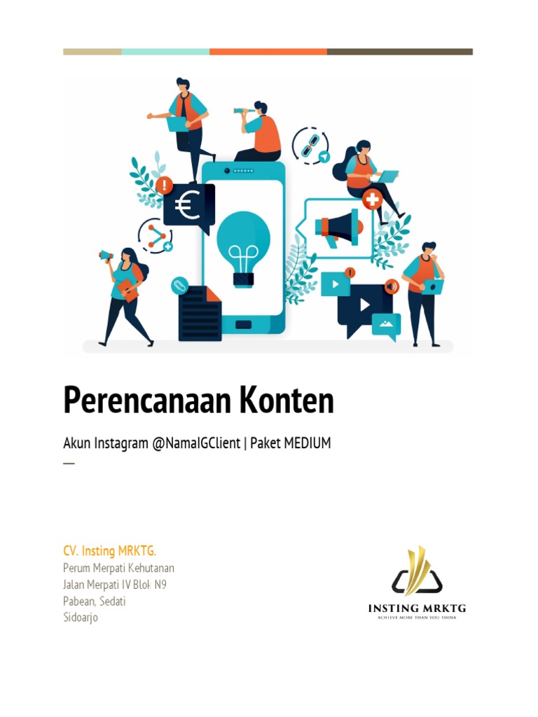 Contoh Perencanaan Konten | PDF