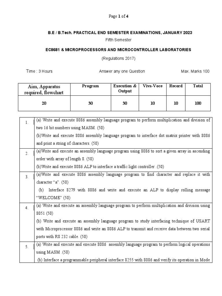 Ec8681.1 QP | PDF | Computer Science | Manufactured Goods