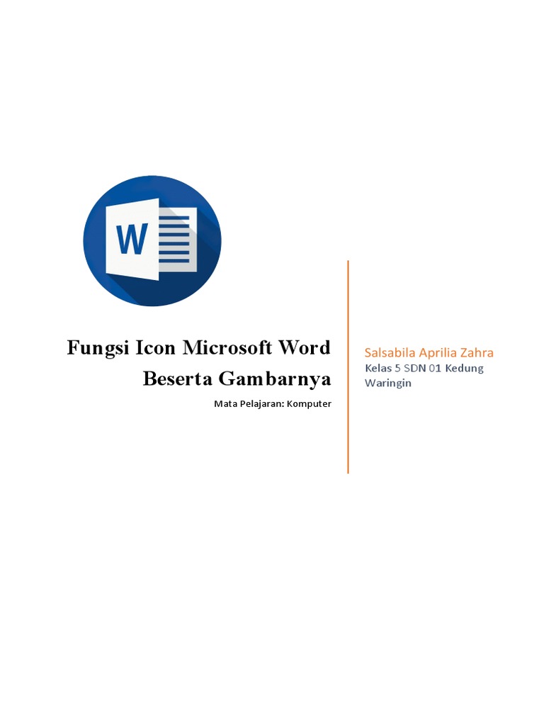 Fungsi dan Ikon Microsoft Word 2007 | PDF