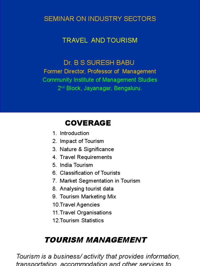 Travel and Tourism | PDF | Tourism | Travel Agency