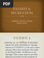 PE 4 - Lesson No. 1 Introduction On PE 4 Recreation and Leisure ...