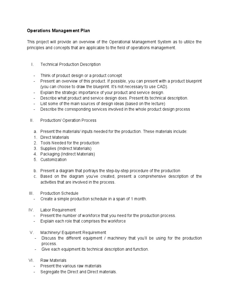 Final Project Operations Management | PDF | Operations Management | Economies