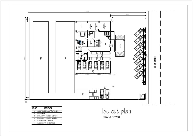 Lay Out Plan: SKALA 1: 200 | PDF
