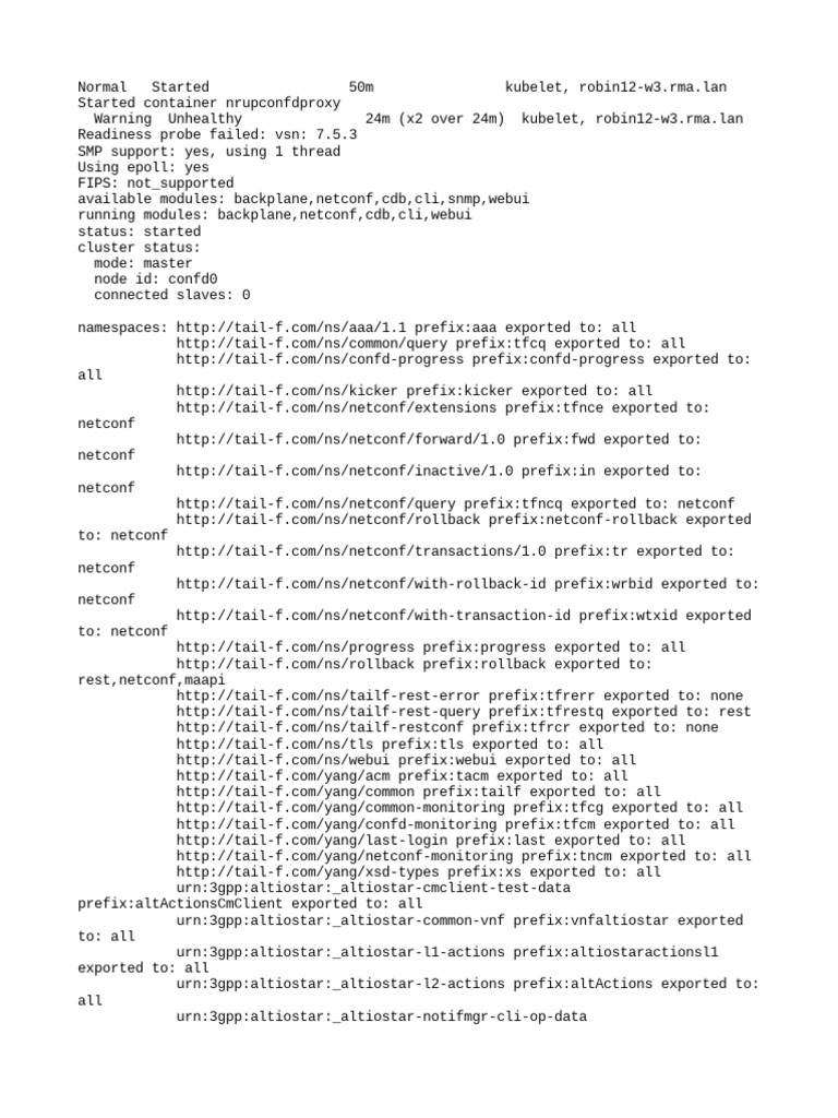 Confd Crash | Download Free PDF | Computer Science | System Software