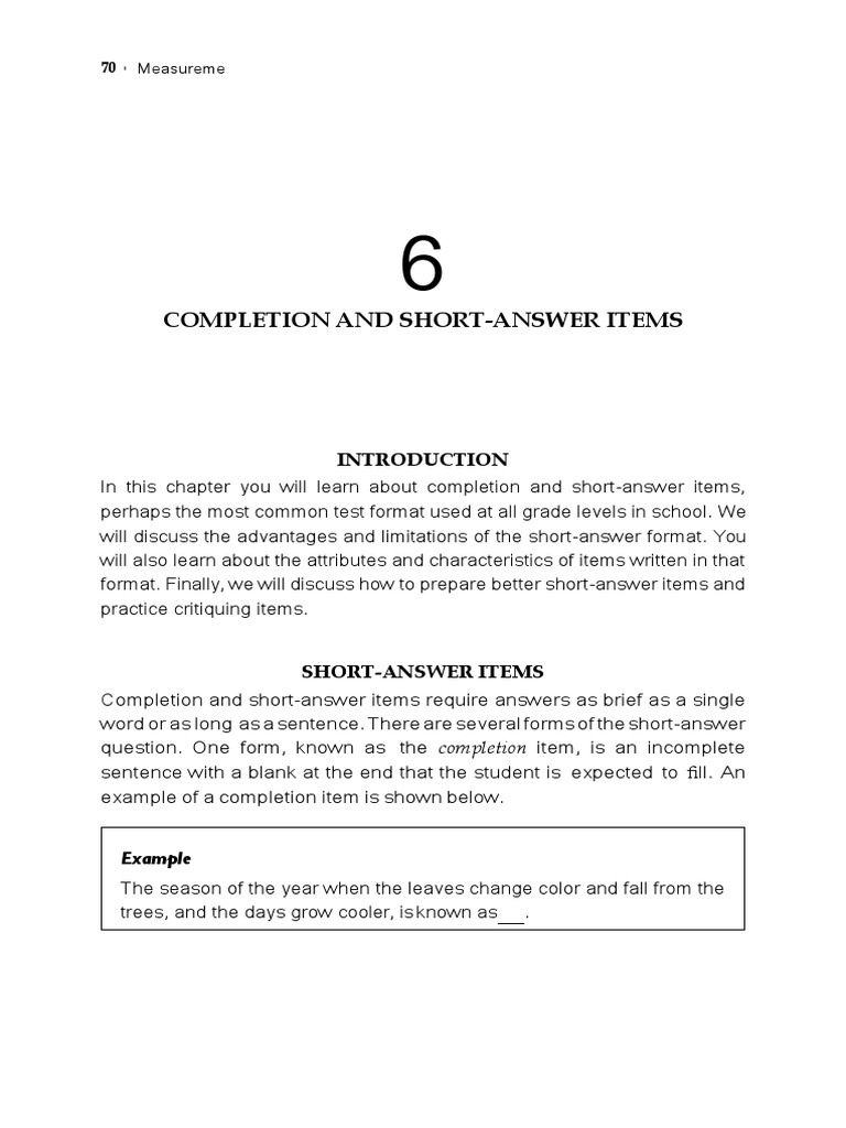 #AE12 Ujian Jawapan Pendek - Test Short Answer | PDF | Cognition ...