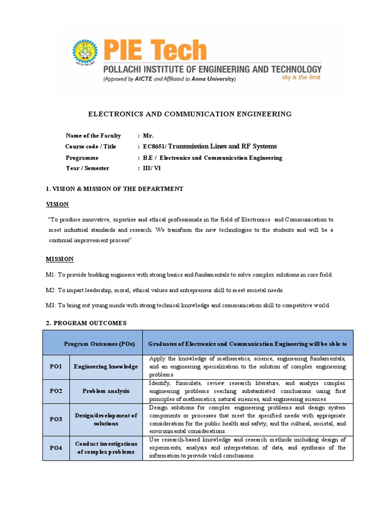TLRF CP | PDF | Transmission Line | Engineering