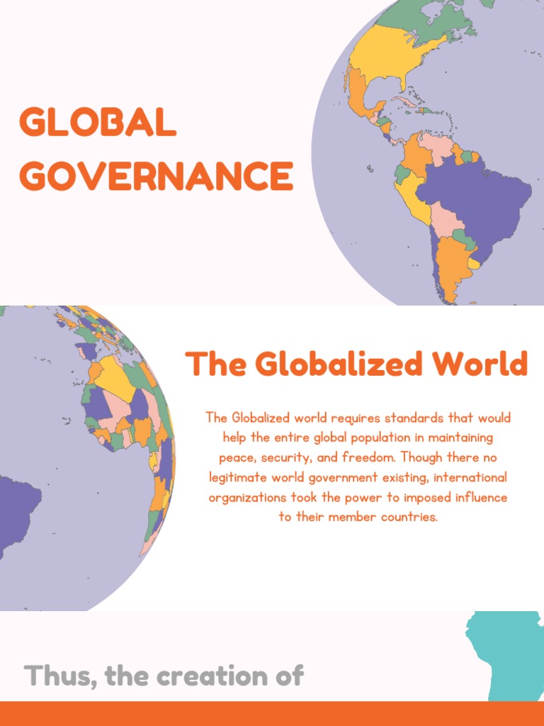 Lesson 4 - The Global Governance | PDF | United Nations | International ...