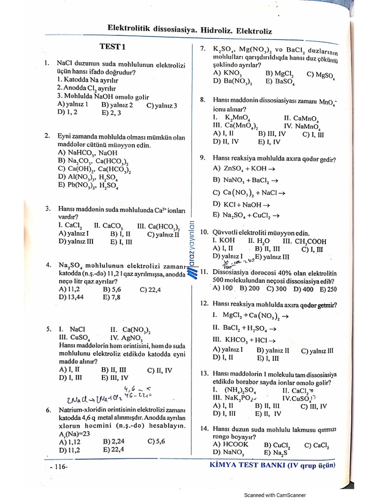 Dissosiasiya Hidroliz Elektroliz | PDF