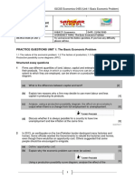 PED Worksheet | PDF | Price Elasticity Of Demand | Elasticity (Economics)