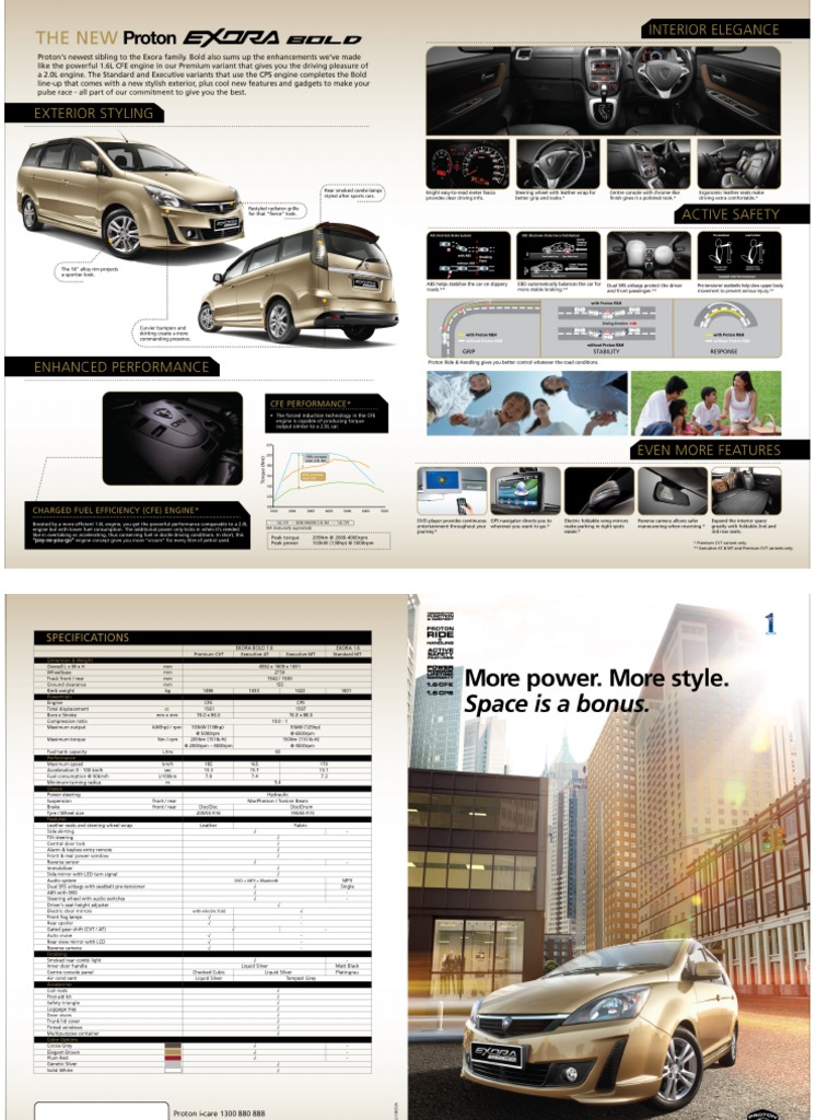 Proton Exora Bold | PDF