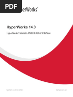 Hypermesh Tutorial | PDF | Finite Element Method | Graphical User Interfaces