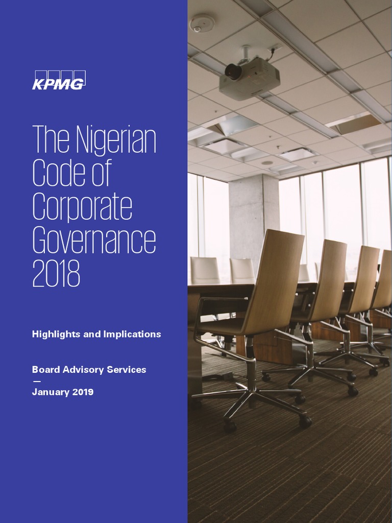 2018 Nigerian Code of Corporate Governance | PDF | Internal Control ...