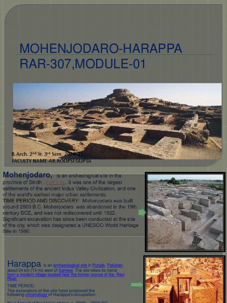 Mohenjo-Daro and Harappa | PDF