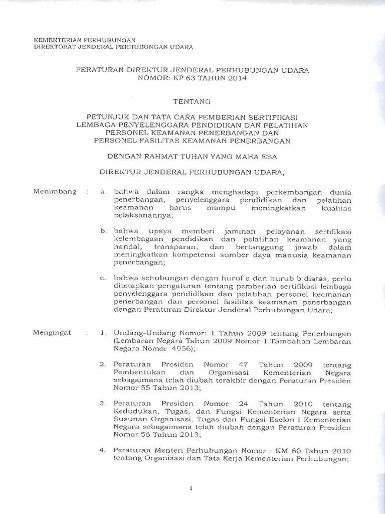 KP 63 Tahun 2014 | PDF