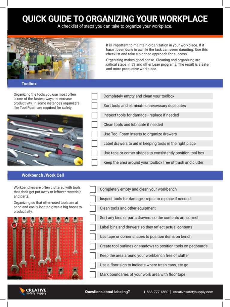 QuickGuide Workplace-Organization | PDF | Warehouse
