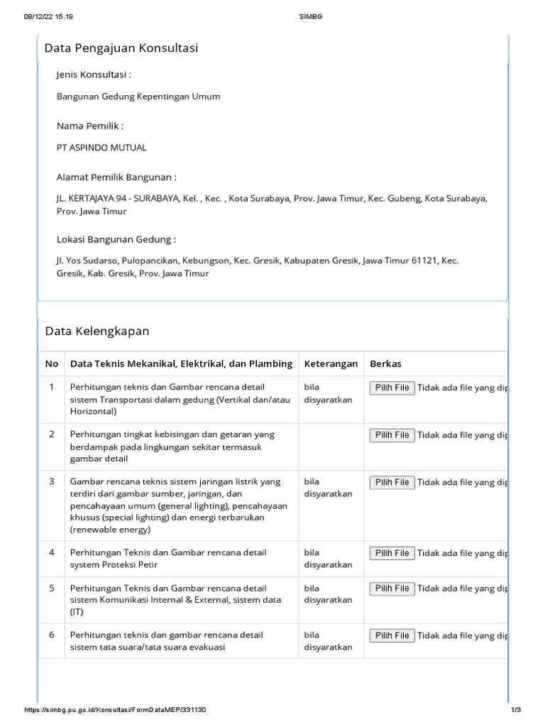 Simbg PT Aspindo Mutual 3 | PDF