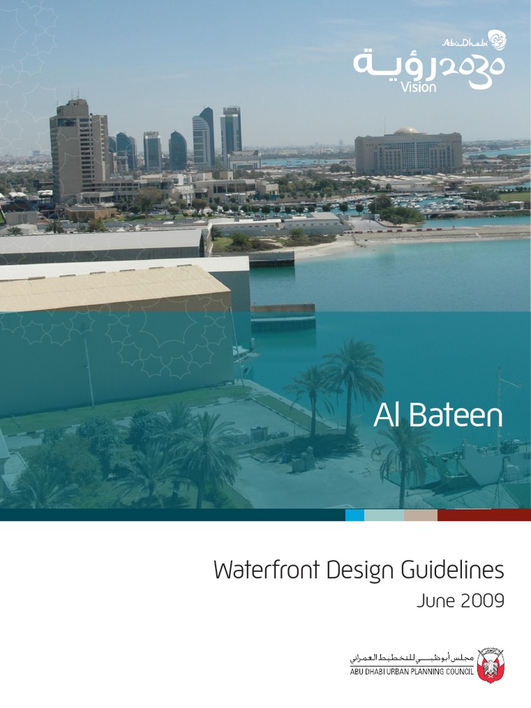 Al Bateen Waterfront Design Guidelines | PDF | Green Building | Transport