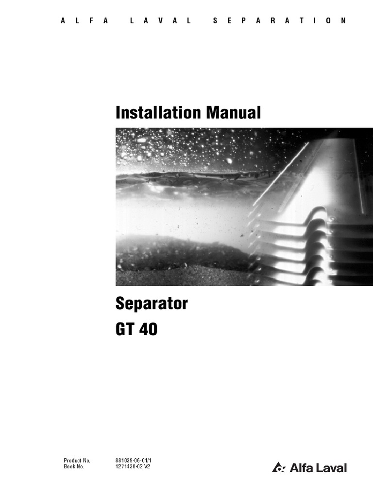 Separtor GT 40 | Download Free PDF | Electric Motor | Viscosity