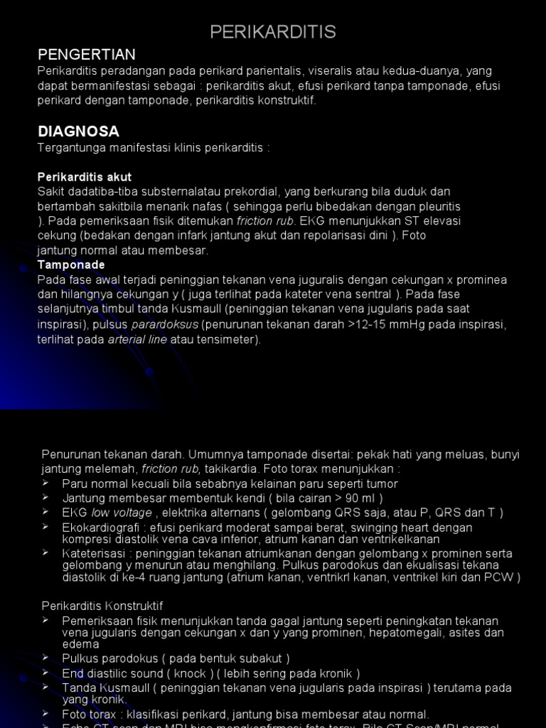 PERIKARDITIS | PDF