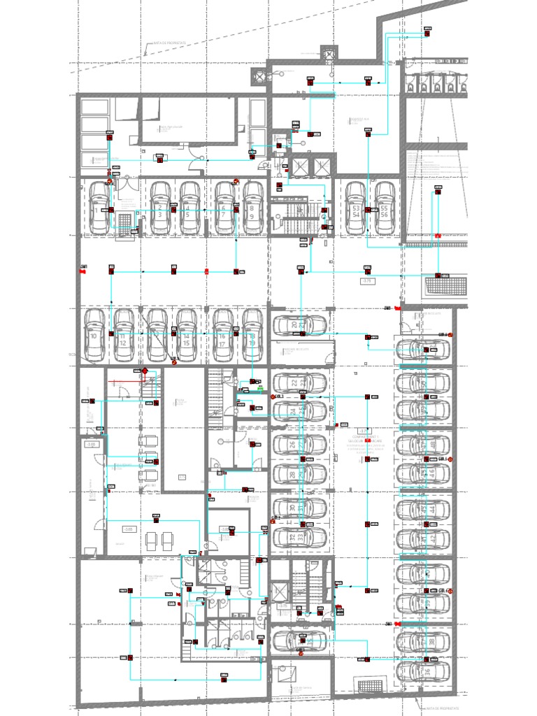 Detectie Incendiu - Subsol | PDF