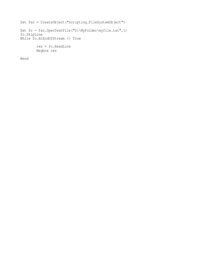 File System Object | PDF