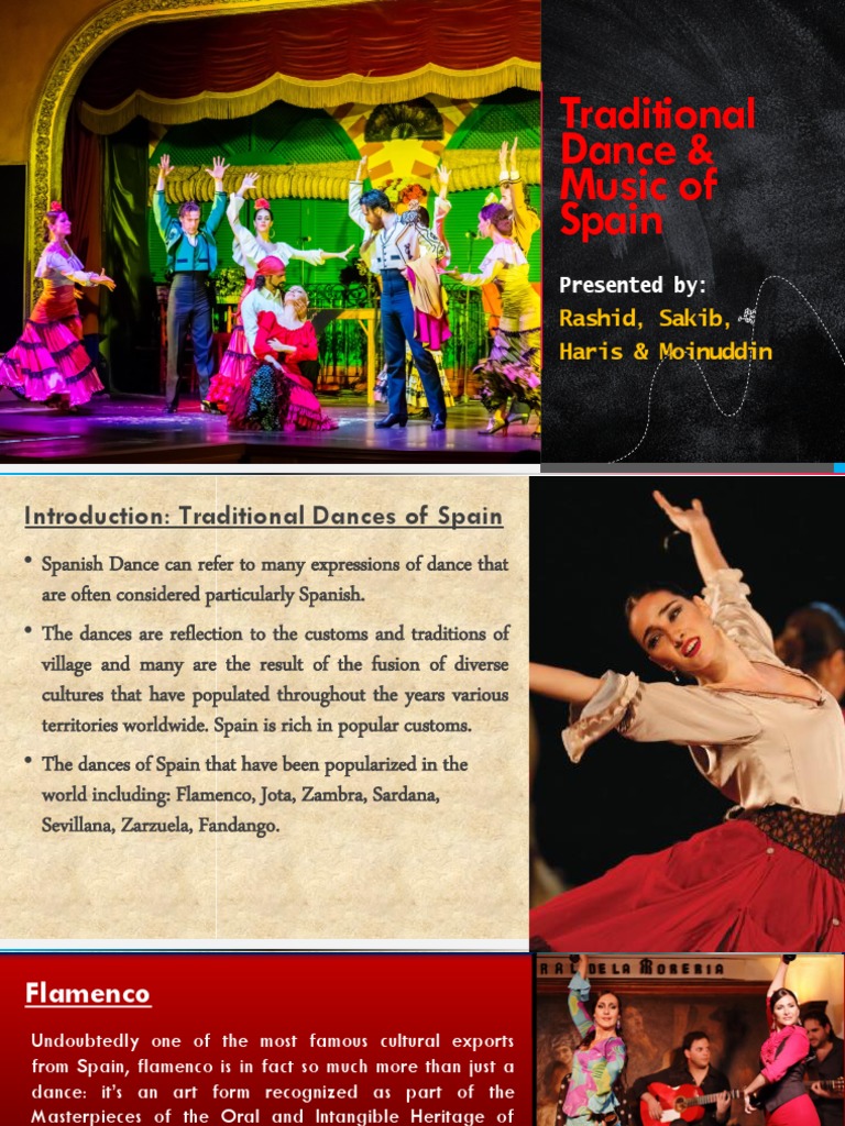 Traditional Dance & Music of Spain | PDF | Entertainment | Spanish Folk ...