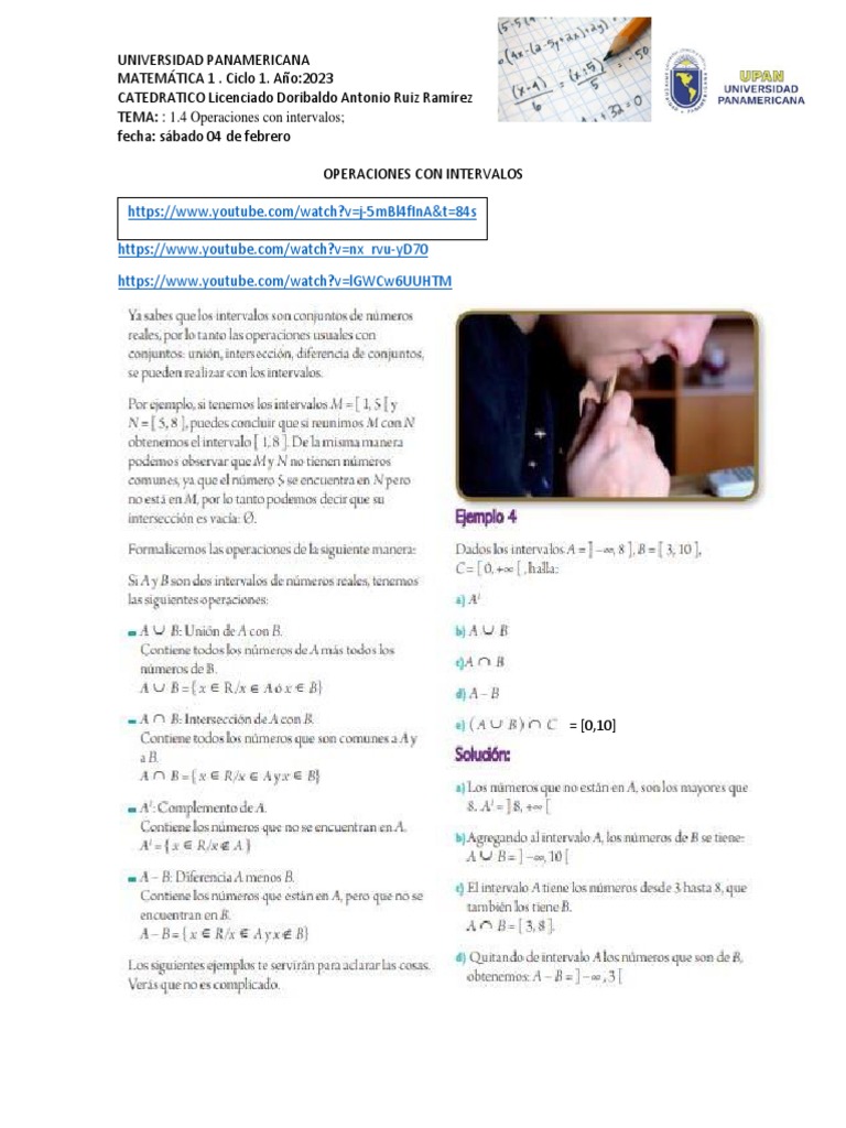 Clase de 04 02 2023 | PDF | Intervalo (Matemáticas) | Análisis real