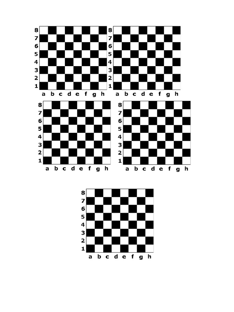 Cuaderno Ajedrez | PDF