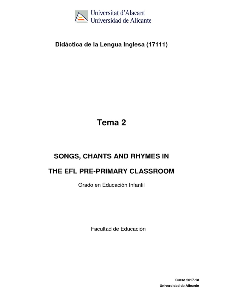 Didáctica de La Lengua Inglesa | PDF | Stress (Linguistics) | Tone ...